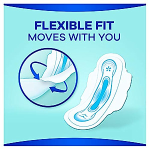 Always Ultra Thin Pads Size 2 Super Long Absorbency Scented with Wings, 40 Count, Packaging may vary