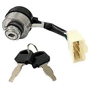 Ignition Key Switch for Harbor Freight Predator & Lifan & Wen Power Pro & All Power America 10000 12000 Watts & Smarter Tools GP3500 GP4750 GP6500 GP7500 GP9500 GP9750 Electric Start Generator Engine
