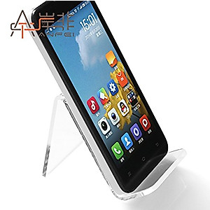 5 Pack Clear Show Rack Display Holder Mount Stand for Mobile Cell Phone iPhone Display Stands