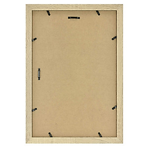 MCS Studio Gallery 12x18 Picture Frame Natural Woodgrain, Rectangle Photo Frame for Photos, Posters & Art Prints (2-Pack)