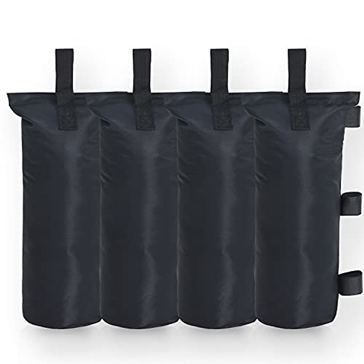 HLong Canopy Weights Bags, Sand Bags for Pop Up Canopy Tent (7''x18'', Black) …