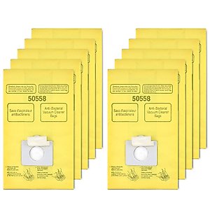 Vacuum Cleaner Bags Replacement for Kenmore Canister Type C/Q 5055, 50557, 50558 and Pana·sonic Type C-5 Vacuums, 10 Pack High-Efficiency Replacement Canister Vacuum Bags