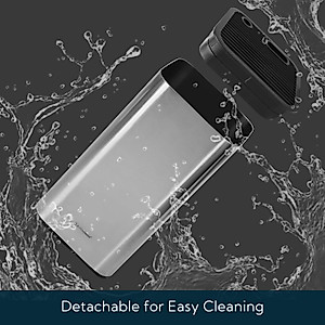 KITCHENDAO XL Stainless Steel Universal Knife Block Holder Without Knives, with Slots for Scissors and Sharpening Rod, Detachable for Easy Cleaning, Slotless Knife Holder Storage for Kitchen Counter