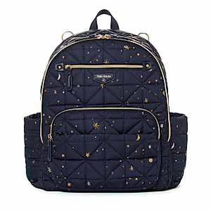 TWELVElittle Companion Diaperbag Backpack 3.0 *NEW* - Includes Changing Pad & Stroller Clips. Insulated Pockets, Machine Washable, Midnight