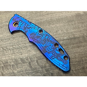 Metonboss SAMURAI Flamed Titanium scale for XM-18 3.5 Hinderer