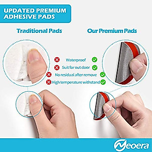 Neoera Door Stopper Wall, 3.15" Round Soft Rubber Door Stop, Silicon Wall Protector, Premium Self Adhesive Door Bumper (Gray, 3.15" 4 Pack)