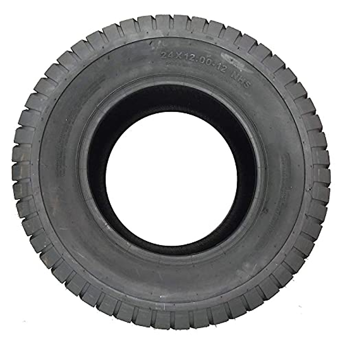 MOTOOS Set of 2 24x12.00-12 Lawn Mower Tractor Turf Tires 24x12x12 6PR for Lawn Garden Mower Tubeless Tires