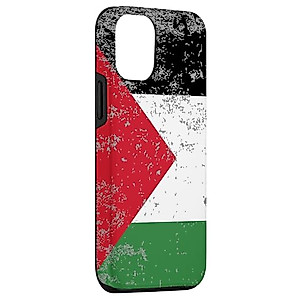 iPhone 13 Pro Vintage Free Palestine Flag Retro Support Gaza Peace Arabic Case