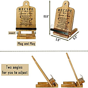 Mom Gifts, Mom Gifts from Daughter, Birthday Mother's Day Gift, Recipe Book Holder Gift, Cookbook Stand for Kitchen Counter Gift for Mom