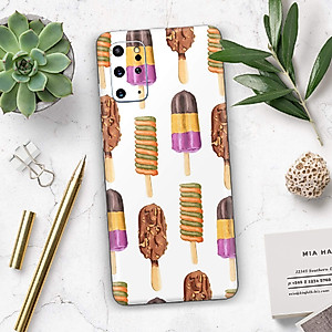 DesignSkinz Yummy Galore Ice Cream Treats Protective Vinyl Decal Wrap Skin Cover Compatible with The Samsung Galaxy S20 (Screen Trim & Back Glass Skin)