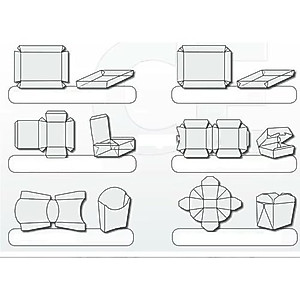 High Speed Food Tray Pizza Hamburger Boxes forming Machine Automatic Lunch Paper Box Making Machine