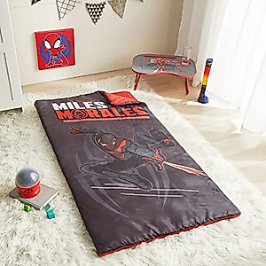 Idea Nuova Miles Morales Sling Bag Slumber Set, 30" Wx54 L