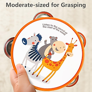 iPlay, iLearn Toddler Musical Instruments Toys, Kids Drum Set, Baby Trumpet, Percussion, Harmonica, Maraca, Flute, Tambourine, Birthday Gifts for 18 Months Olds Ages 2 3 4 5 Years Boys Girls Children