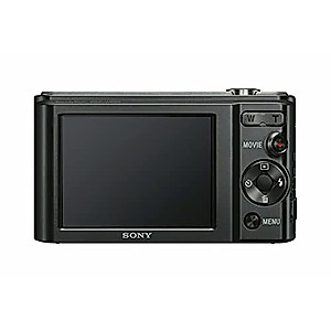 Sony Cyber-Shot W800 Compact Digital Camera (Black) with Lowepro Santiago 20 II Case and 32GB SD Card Bundle (3 Items)