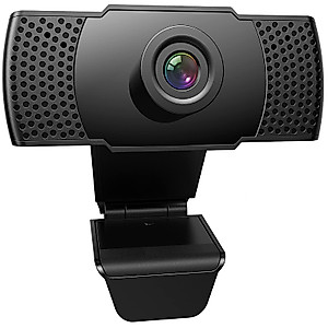2022 Upgraded 2048 x 1080 Full HD Webcam 2K 30 fps Computer, 90° Wide Angle for PC Laptop Computer Zoom Skype Meeting Video Calling Games