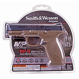 Umarex Smith & Wesson M&P 40 .177 Caliber BB Gun Air Pistol, Dark Earth Brown, Standard Action