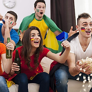 12 PCS Metal Cowbell with Handle, FOVERN1 Blue Cowbell Bulk 3 Inch, Mini Bells, Noise Makers for Football Games, Sporting Events, New Year’s Eve, Celebrating and More