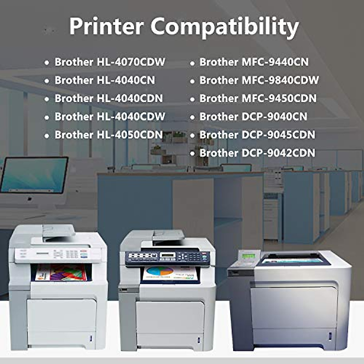 1 Black TN115 TN115BK Compatible Toner Cartridge Replacement for Brother HL-4070CDW 4040CN 4040CDW 4050CDN MFC-9440CN 9840CDW 9450CDN DCP-9040CN 9045CDN 9042CDN Printer,Sold by TopInk