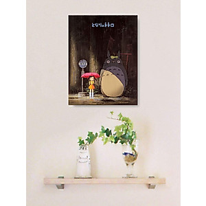 Ensky - My Neighbor Totoro - Meeting Totoro, Canvas Style Artboard Jigsaw Puzzle (ATB-18)