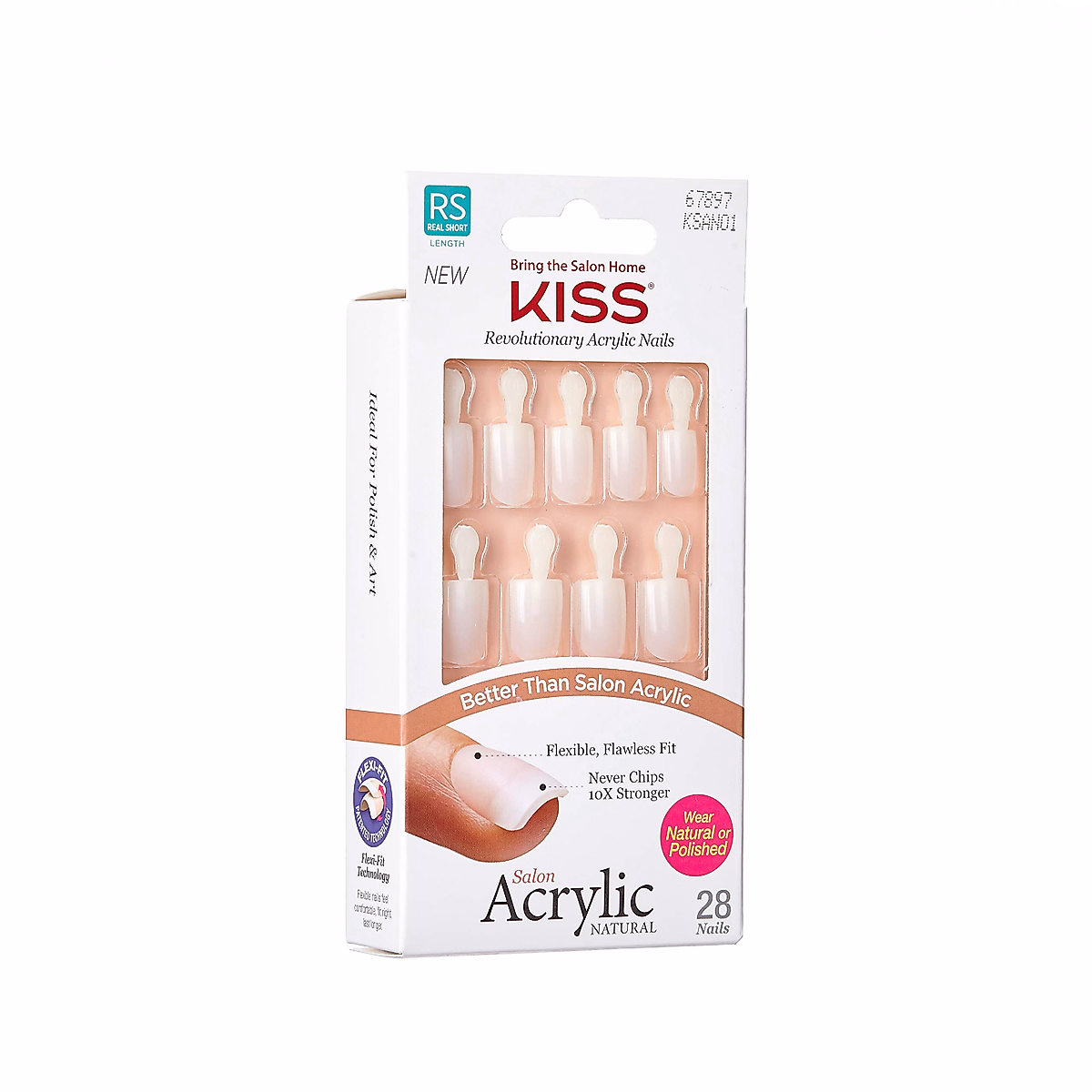 Kiss Salon Acrylic Natural Brief Encounter