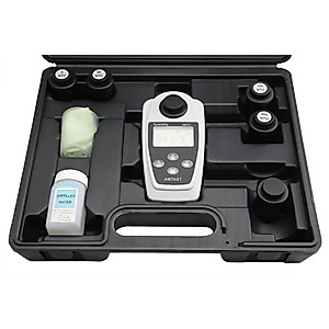 AMTAST Portable Turbidity Meter Kit Handheld Turbidity Tester with Carrying Case, Range: 0-19.99, 20.0-199.9, 200-1000NTU