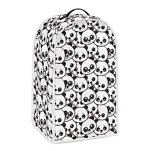 chaqlin Blender Covers, Small Appliance Covers, Kitchen Decorative, Machine Washable Food Processor Dust Cover, Cute Panda Print