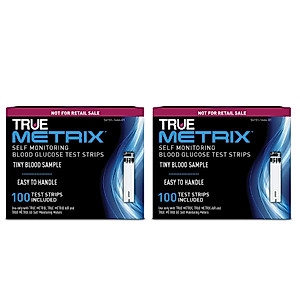 TRUE METRIX® GO Starter Kit with TRUE METRIX® Blood Glucose Test Strips NFRS 100ct - 2 Pack (200 Test Strips)
