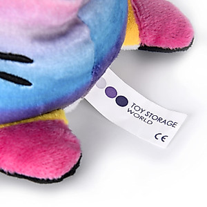 Toy Storage World Reversible Plushie Butterfly Toy - Butterfly Plush Toys, Double-Sided Butterfly Stuffed Animal with Happy & Angry Mood - Kawaii Plush Doll, Caterpillar Toy Gift for Kids & Adults