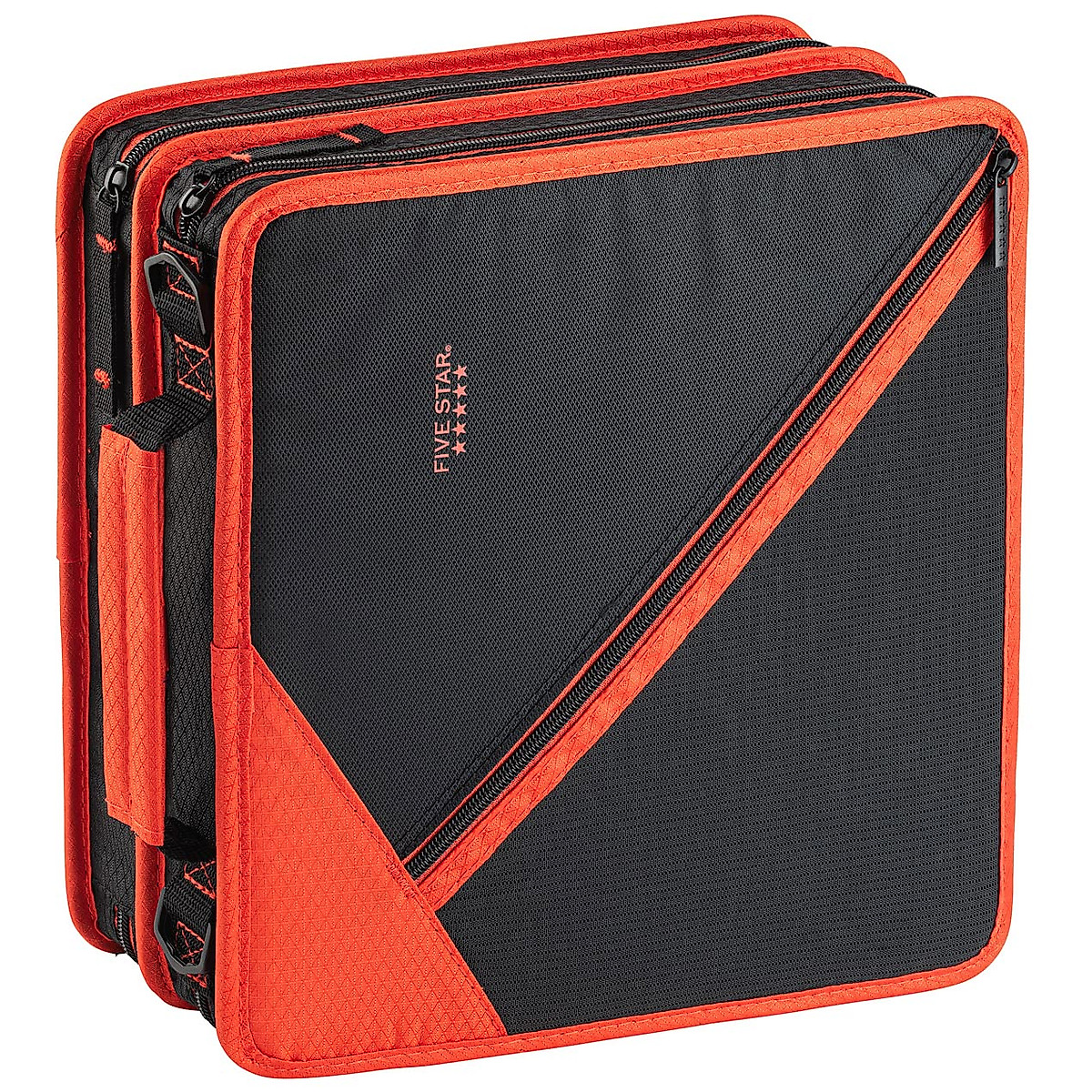 Five Star Binder - Zipper Binder 1 1/2" Inch 3-Ring Binder - Expansion Panel and Expanding File - Pack of 4