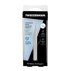 Tweezerman Stainless Steel Ingrown Hair Splintertweeze for Women and Men