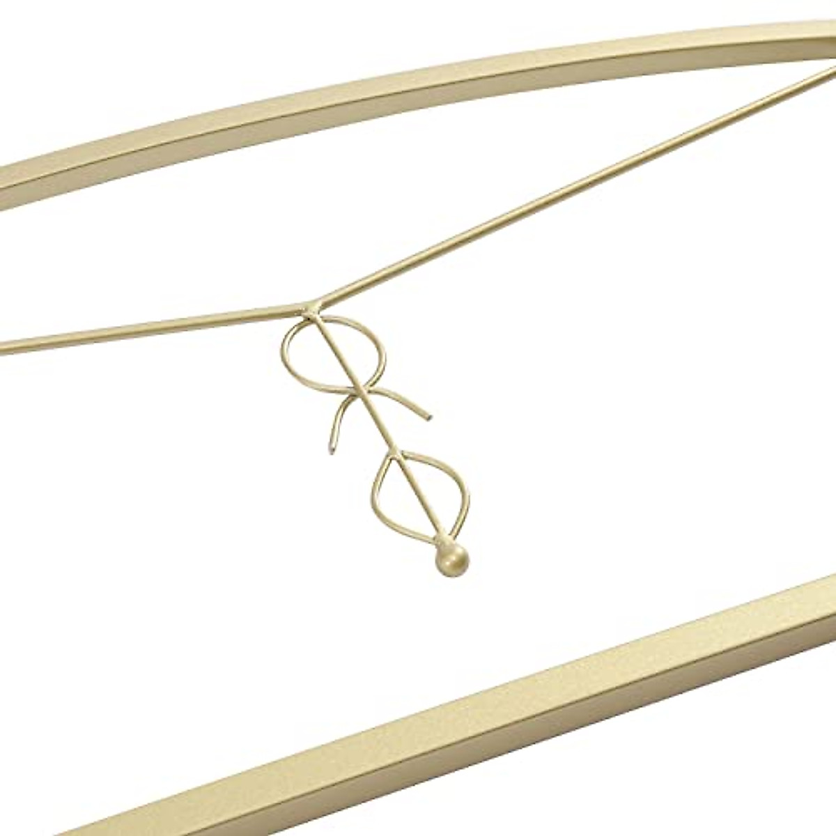 Gold Clothing Rack, Modern Standard Rod Garment Rack with Base, Heavy-duty Dress Display Rack Freestanding for Boutiques, Can Hang Jacket Garment, Hat, Scarf, Organize Shoes