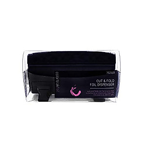 Colortrak Cut & Fold Highlighting Foil Dispenser, Cut Uniquely Sized Sheets, Cut and Fold in One Easy Step, Holds Up To 250 foot Rolls, Small and Easy to Store, 7 x 4 x 4 inches
