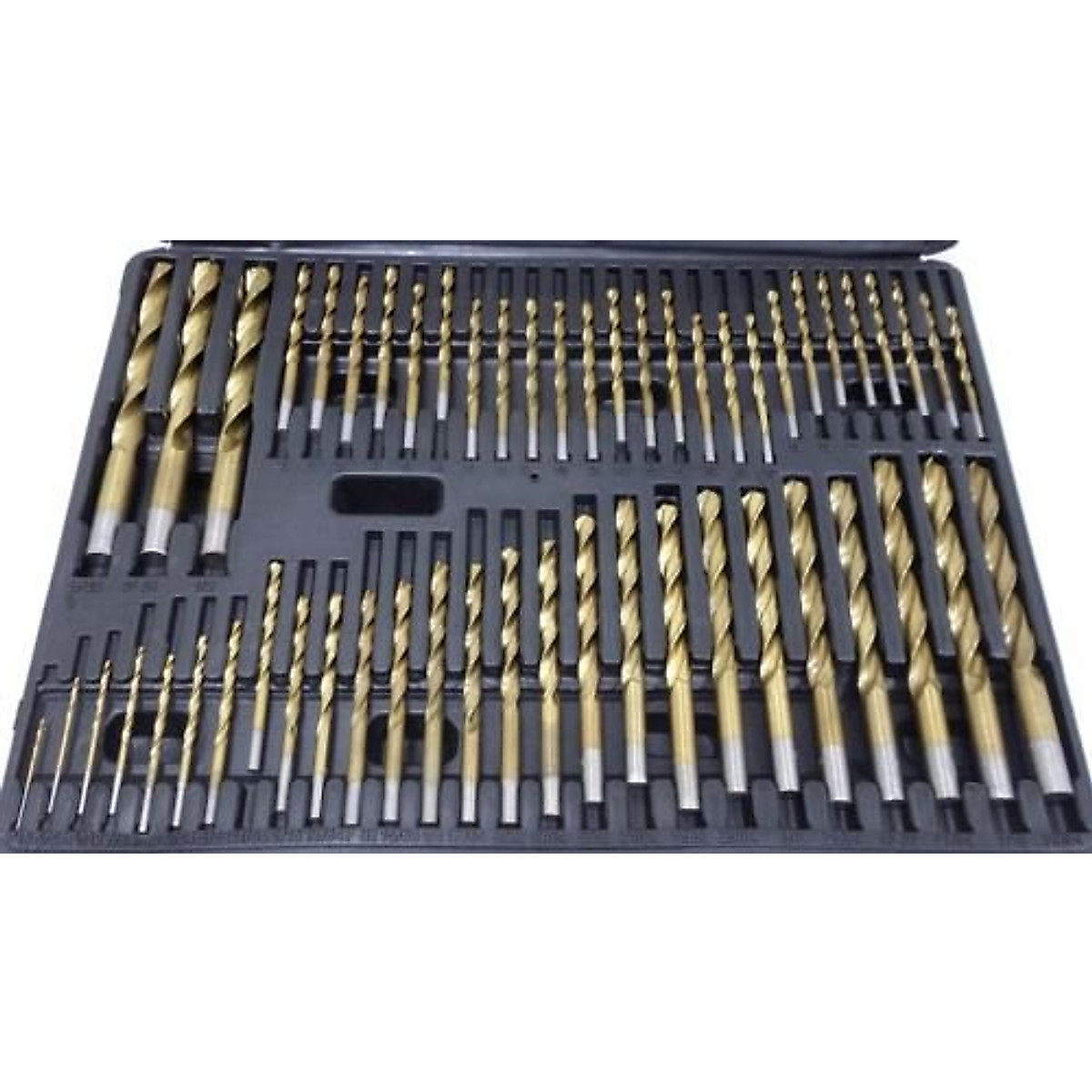 115pc Titanium Drill Bit Set w/ Index Case Number Letter Fractional $0 SHIPPING!