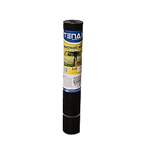 Tenax 62073039 Hardware Net, 3' x 25', Black