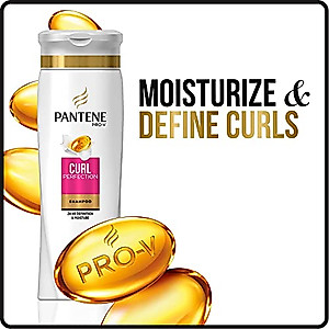 Pantene Pro-V Curly Perfection Moisturizing Shampoo 12.6 oz (Pack of 3)