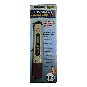 HM Digital TDS-4TMA Pocket Size TDS Tester Meter for Freshwater Aquariums with Digital Thermometer, 0-9990 ppm TDS Measurement Range, 1 ppm Resolution, 2% Readout Accuracy