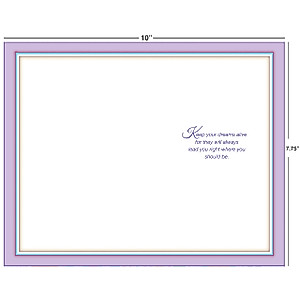 Chuck's Card-O-Rama - Granddaughter Birthday Card - Made in USA - Large Card Opens to 10" x 7.75" - Why Pay More? - 95359