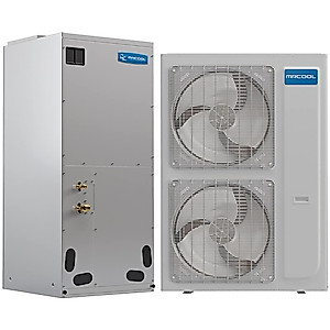 4 to 5 Ton 18 SEER Variable Speed MrCool Universal Central Heat Pump Split System - Upflow/Horizontal with Quick Connect Lineset - 35 Feet