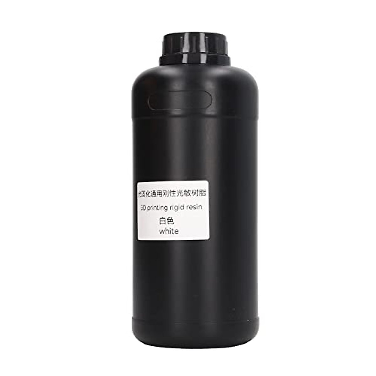 Curing Rigid Resin, 1000ml Stretch Resistant Low Shrinkage 3D Printer Resin Good Fluidity Easy to for Desktop Models(White)