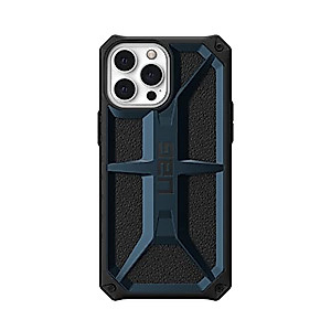 URBAN ARMOR GEAR UAG Designed for iPhone 13 Pro Max Case Blue Mallard Rugged Lightweight Slim Shockproof Premium Monarch Protective Cover, [6.7 inch Screen]