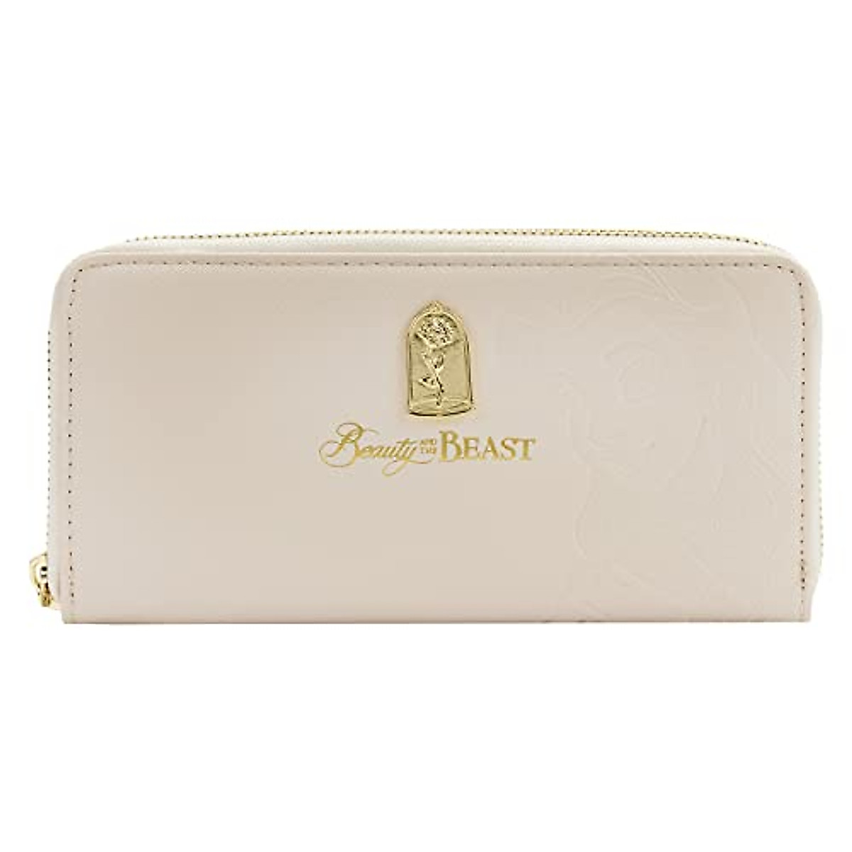 Loungefly Disney Beauty and the Beast Belle Embossed Charm Wallet