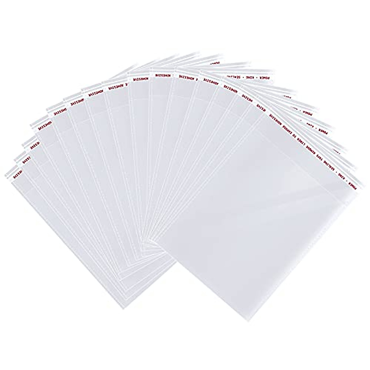 11” x 14” Large Resealable Cellophane Bags 300 pcs, Self Sealing Clear Bags for Packaging Products Self-adhesive Cello Bags for Clothes, T-shirts, Pants and Gifts, 300 ct in Bulk