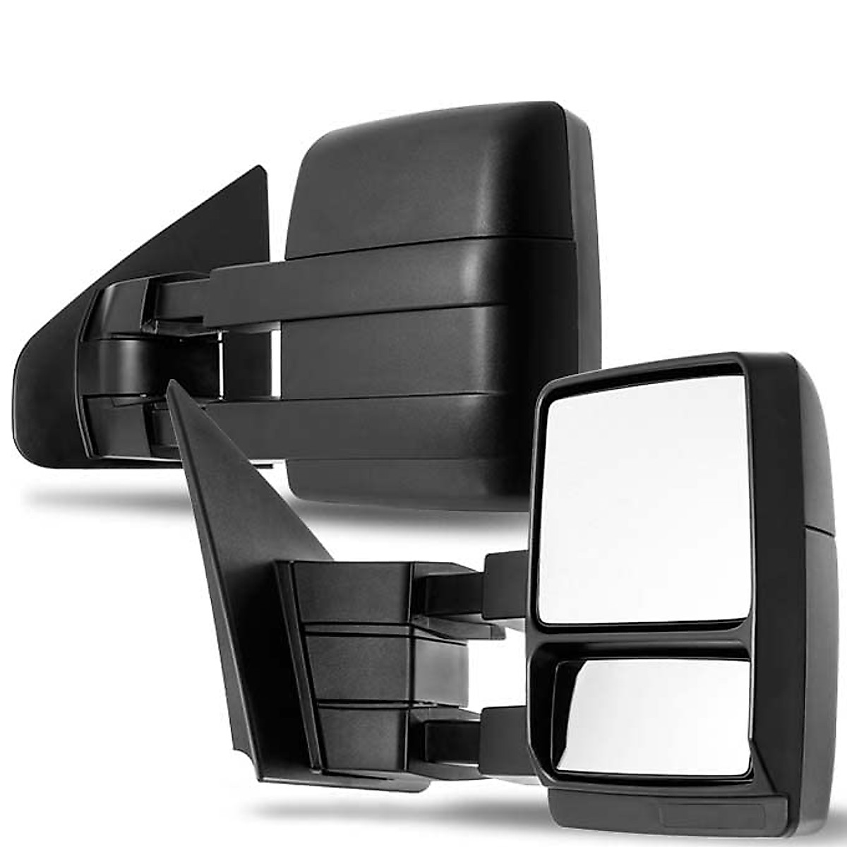 AKKON - For 04-14 Ford F150 Pickup Truck Extendable Towing Manual Mirrors Left + Right Side Pair Replacement