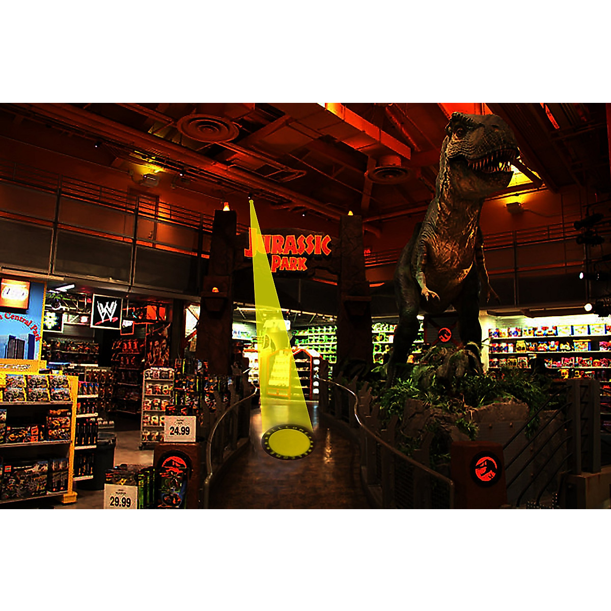 SENLAN LED pinspot Stage Light- SENLAN 9W RGB 3-in-1 Beam Light by IR Remote Controller