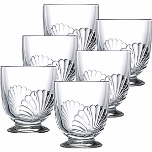 La Rochere Set of 6, Belle Isle 11 oz Wine, Juice Glass, Drinkware Set, One Size, Clear