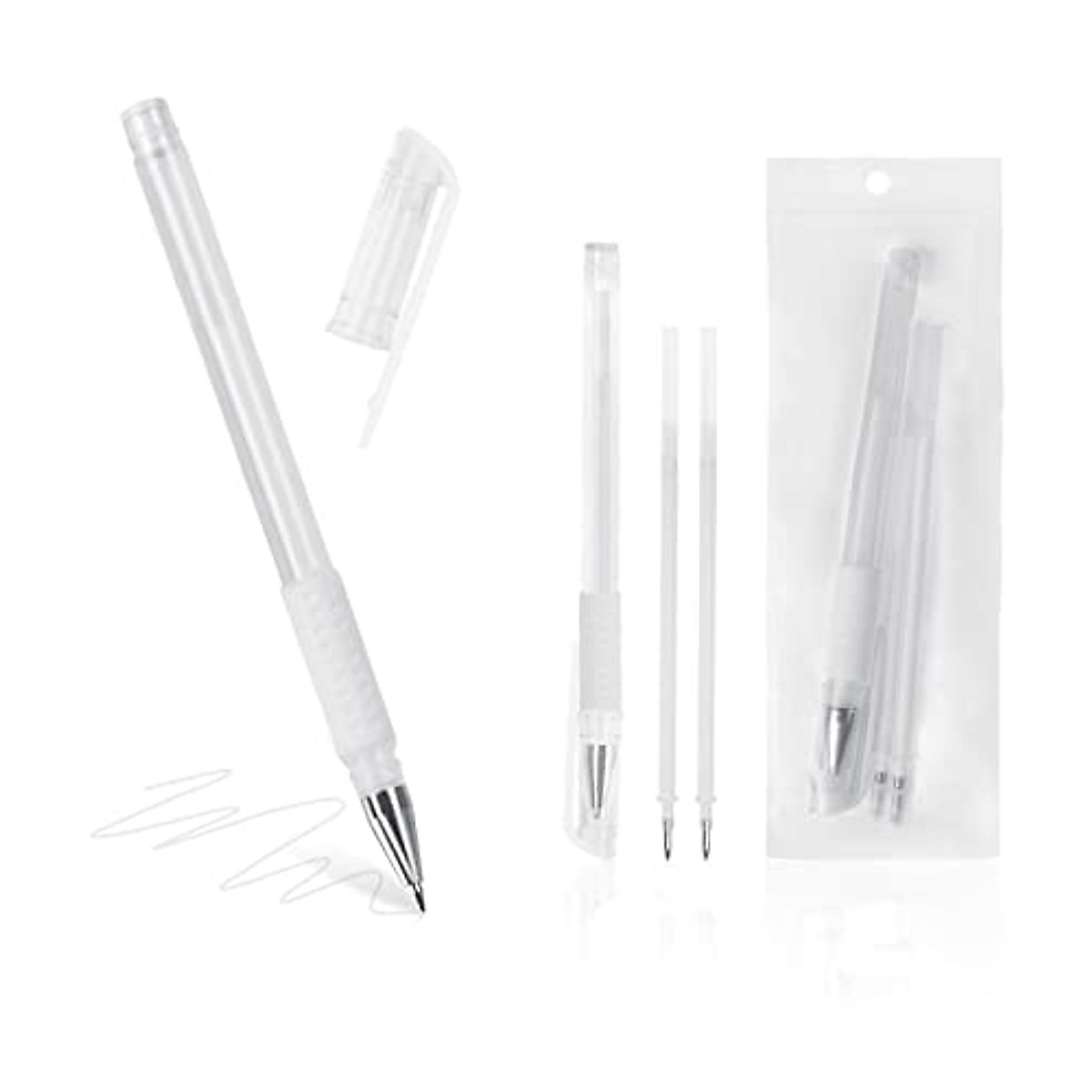 TEONEI Eyebrow microblading Marker Pen,Skin Marker Pen,Eyebrow Permanent Makeup Position Mapping Mark Tools (White)