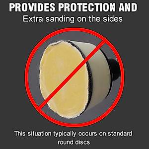 MAXMAN Sanding Discs 2 Inch 80Pcs, Wet Dry Hook and Loop Flex Edge Sand Paper, Sandpaper Assortment Grit 80 120 150 240 320 400 600 800, Wavy Sand Paper for Drill and Bowl Sanders, Edge Sanding Tools