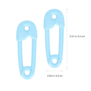 TOYANDONA 36pcs Safety Pin Plastic Safety Holder Clips Sewing Kits for Adults Basic Baby Pin for Clothes Alfileres De Costura Diaper Safety Clips Brooches for Women Miss Girl Label Resin