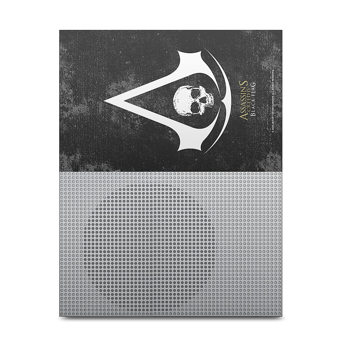 Head Case Designs Officially Licensed Assassin's Creed Grunge Black Flag Logos Vinyl Sticker Gaming Skin Case Cover Compatible With Xbox One S Console