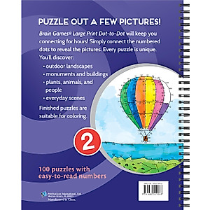 Brain Games - Large Print Dot-To-Dot 2